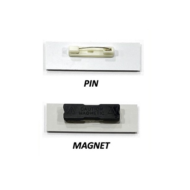 Custom Made Name Tag/Tag Nama (Magnetic/Pin) | Shopee Malaysia