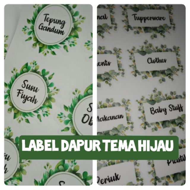 🔥NEW Label Dapur Hijau 🔥 | Shopee Malaysia