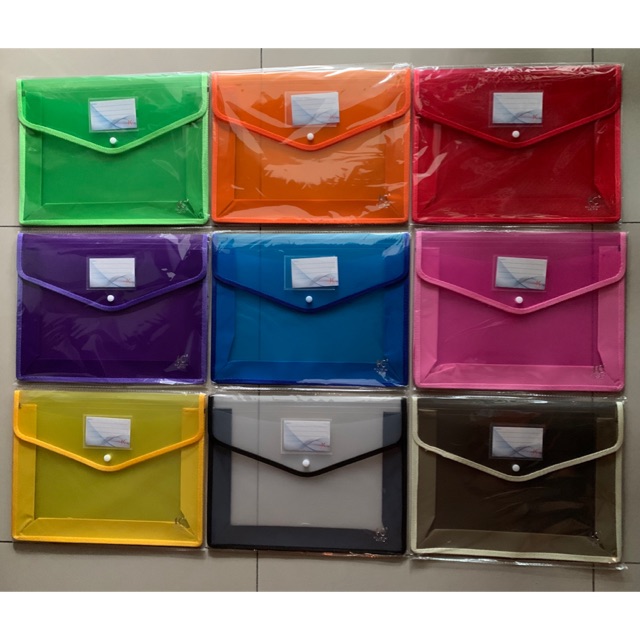 PVC Button File 36.5CM X 28CM | Shopee Malaysia