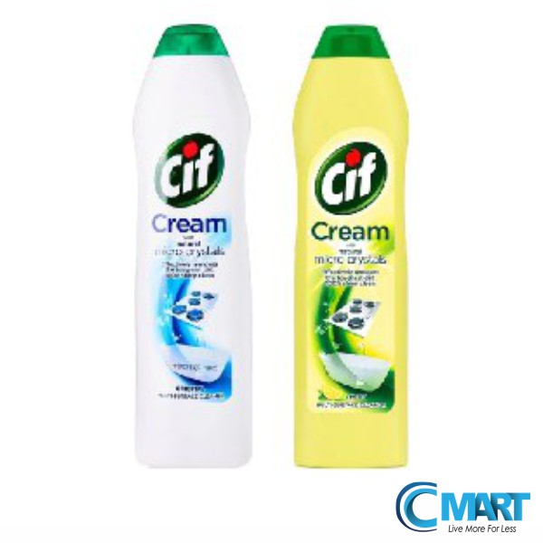 Cif Cream MultiI-Surface With Natural Micro Crystals 500ML | Shopee ...