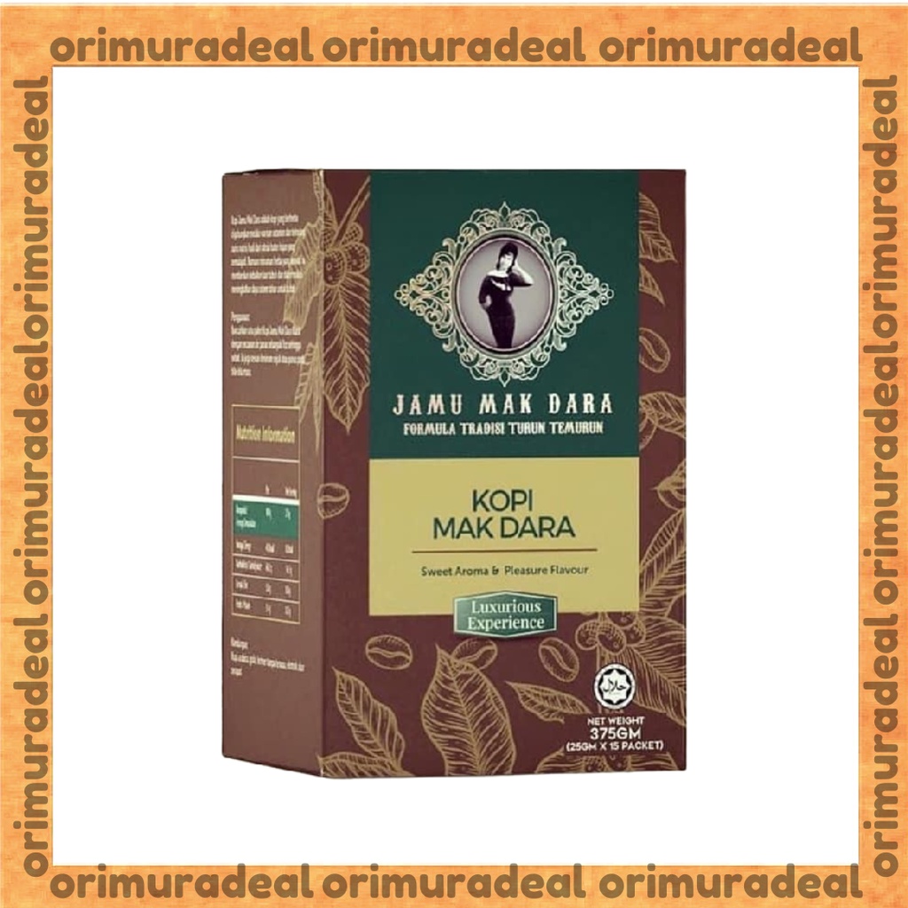 Jamu Mak Dara Kopi Mak Dara (15 sachets) | Shopee Malaysia