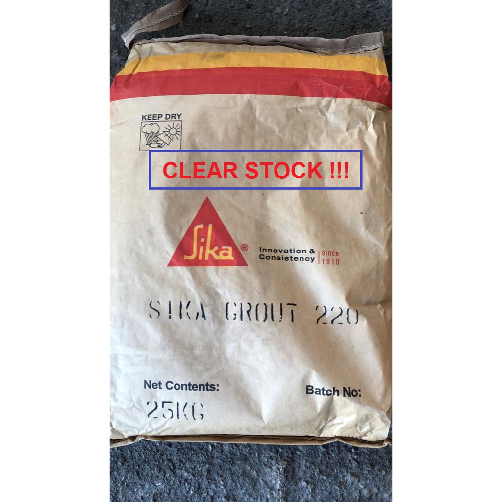 SIKA GROUT 220 25KG/BAG **CLEAR STOCK**OFFER** /READY STOCK MALAYSIA ...