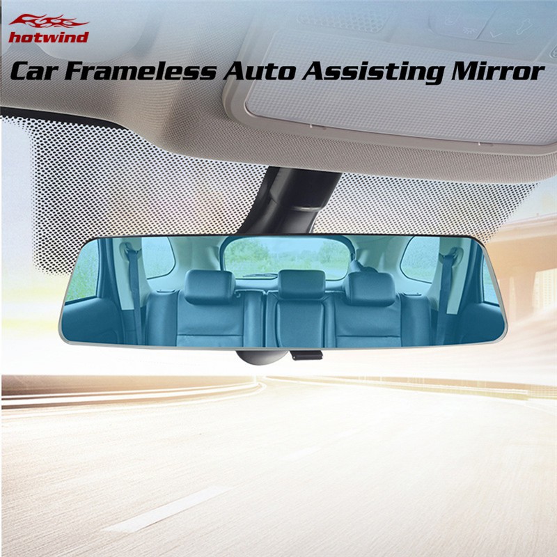 HW Car Frameless Auto Assisting Mirror Accessories Angle Panoramic Rear ...