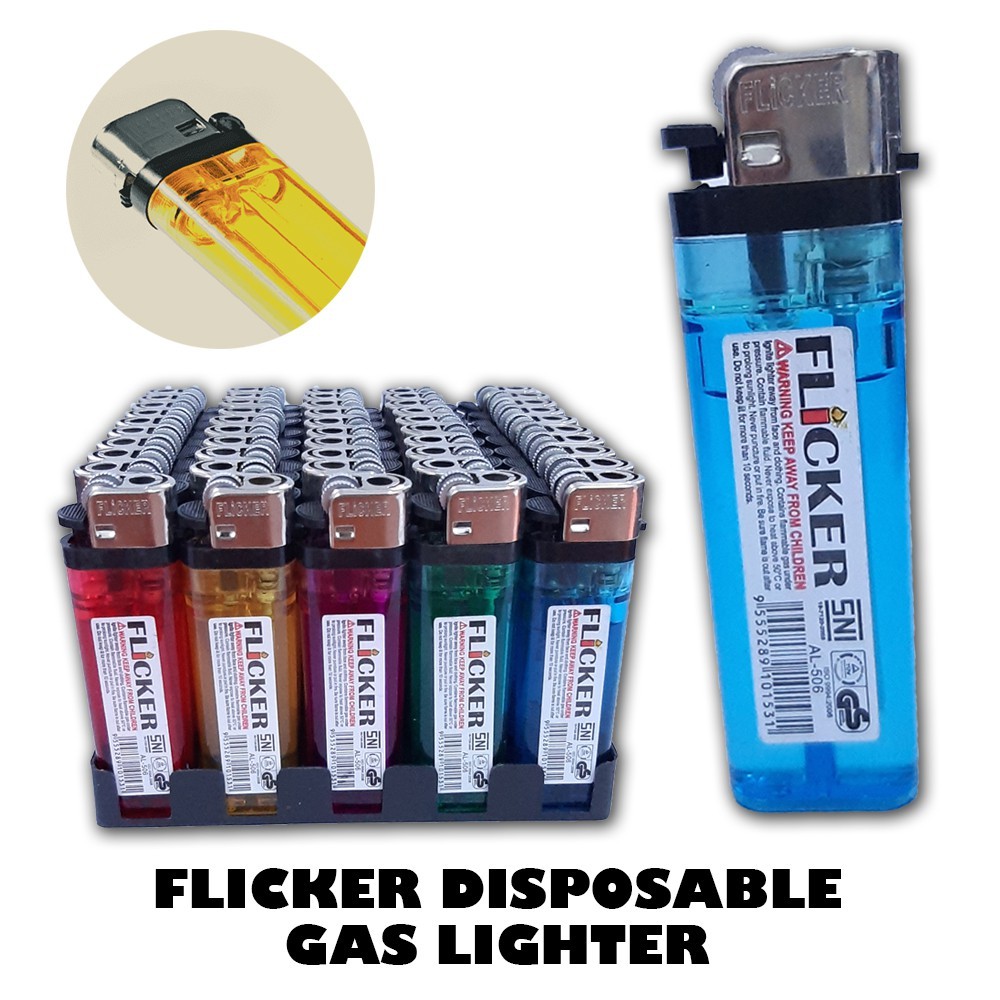 [1Pcs] Flicker Disposable Gas Lighter/ Pemetik Api Gas Flicker [1Biji ...