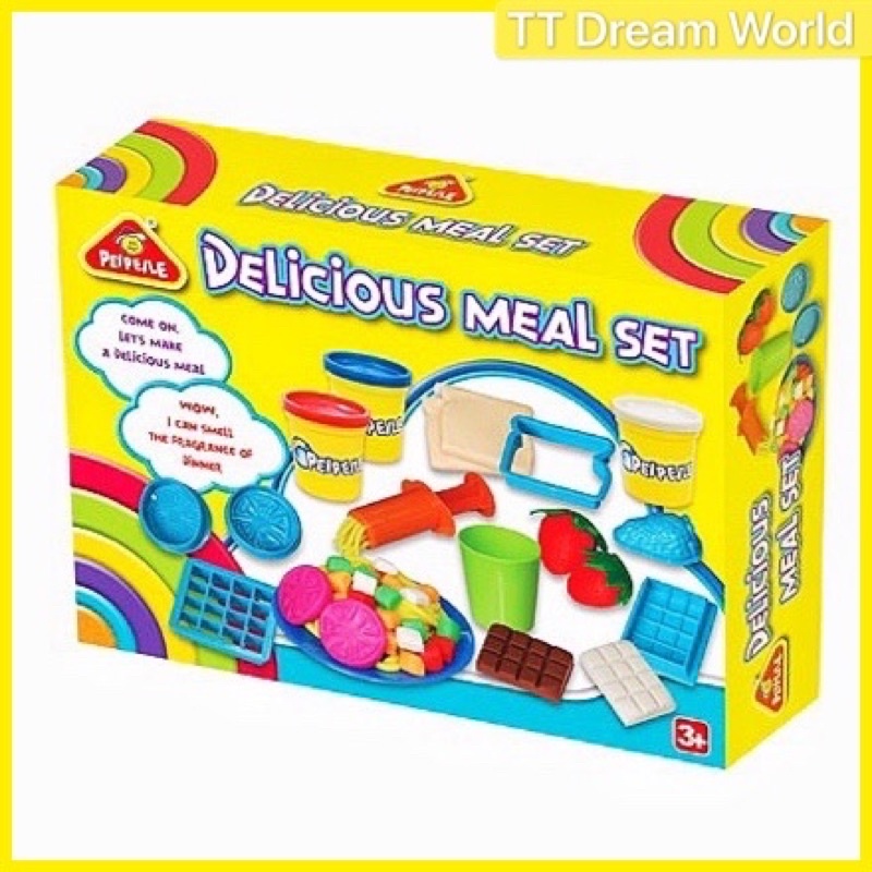 Children 3D Colour Clay Toy Dough Set Play Doh Plasticine Toy Mainan ...