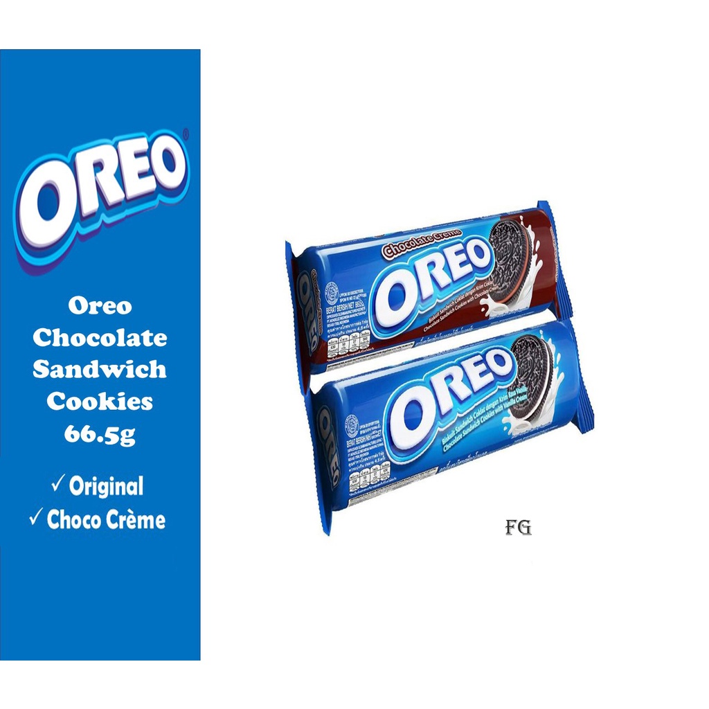 Oreo Chocolate Sandwich Cookies 64.4g | Shopee Malaysia