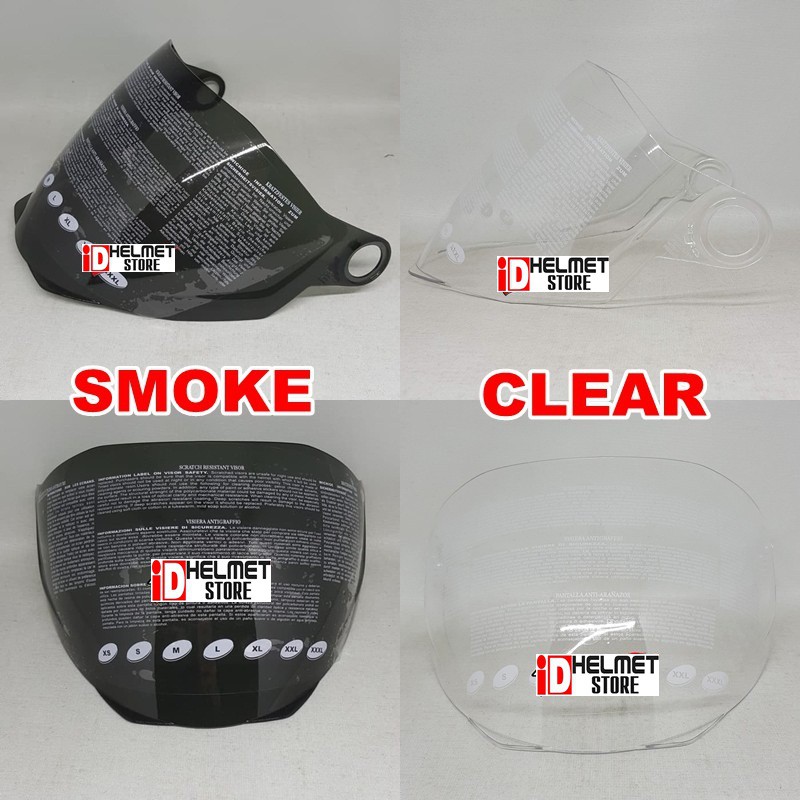 Zeus Visor 613C Glass Helmet ZS-613C Zeus Helmet Visor ZS613C Zeus ...