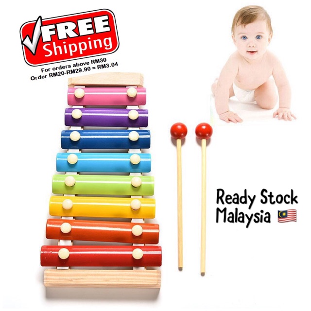 🎀Xylophone musical wooden toys🎀 | Shopee Malaysia