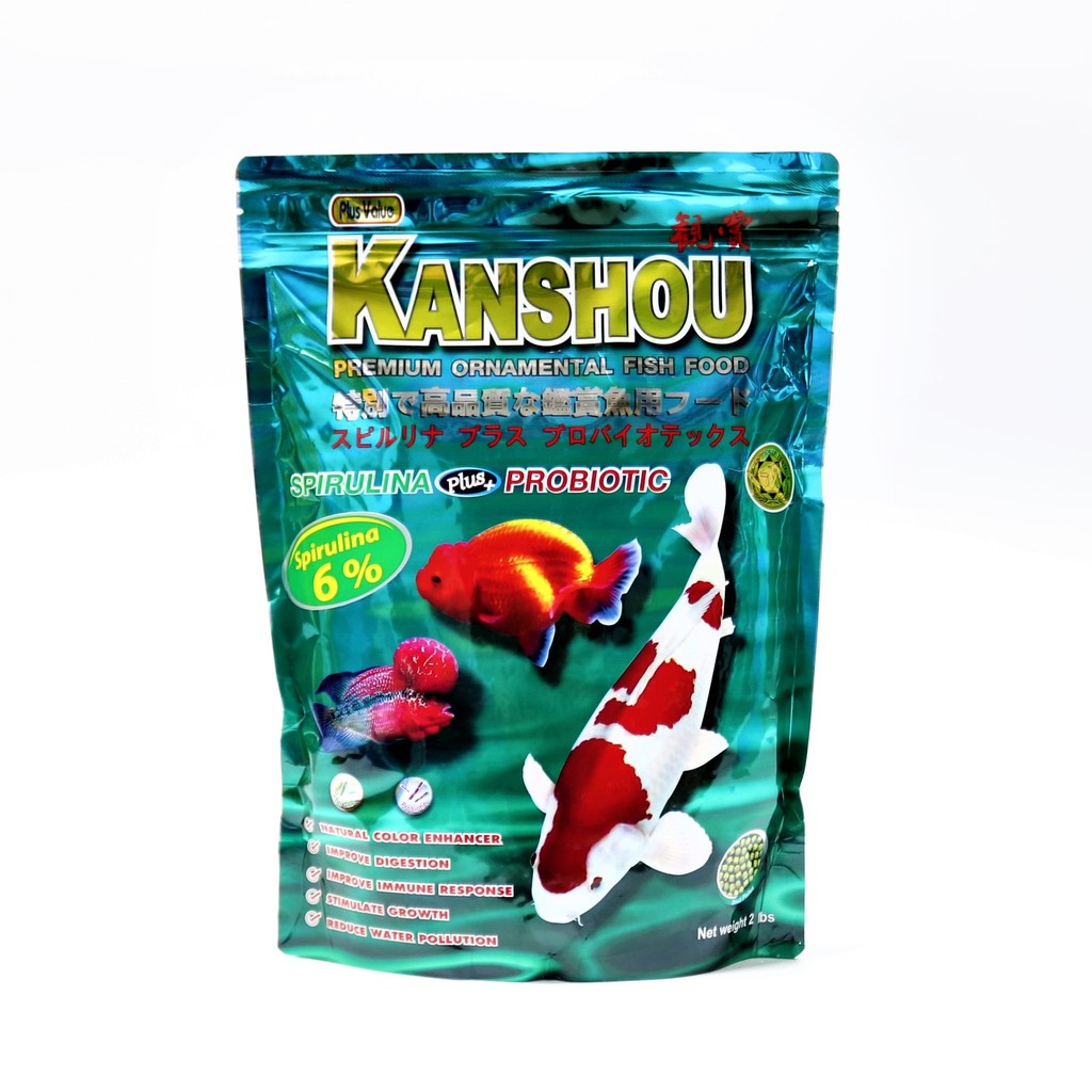 Kanshou 800 Grams (Fish Food Seaweed Formula 6% Accelerate Color Growth ...