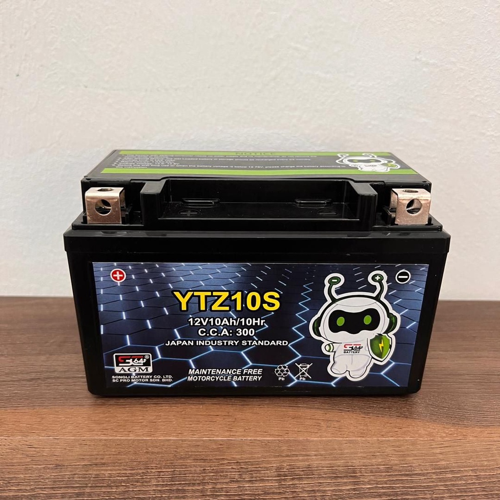 Sc64 AGM Battery Motor YTZ10S MT07 MT09 YZF-R1 TRACER 900 VULCAN S GSX ...