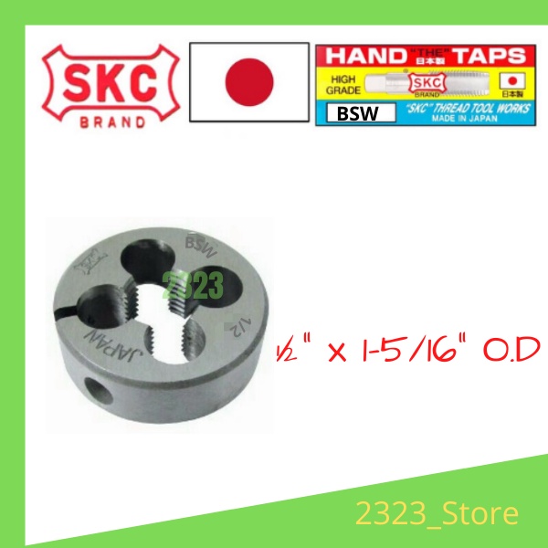 100% ORIGINAL MADE IN JAPAN 1/16" ~ 1" BSW SKC ROUND DIES ( INCH SIZE ) | Shopee Malaysia