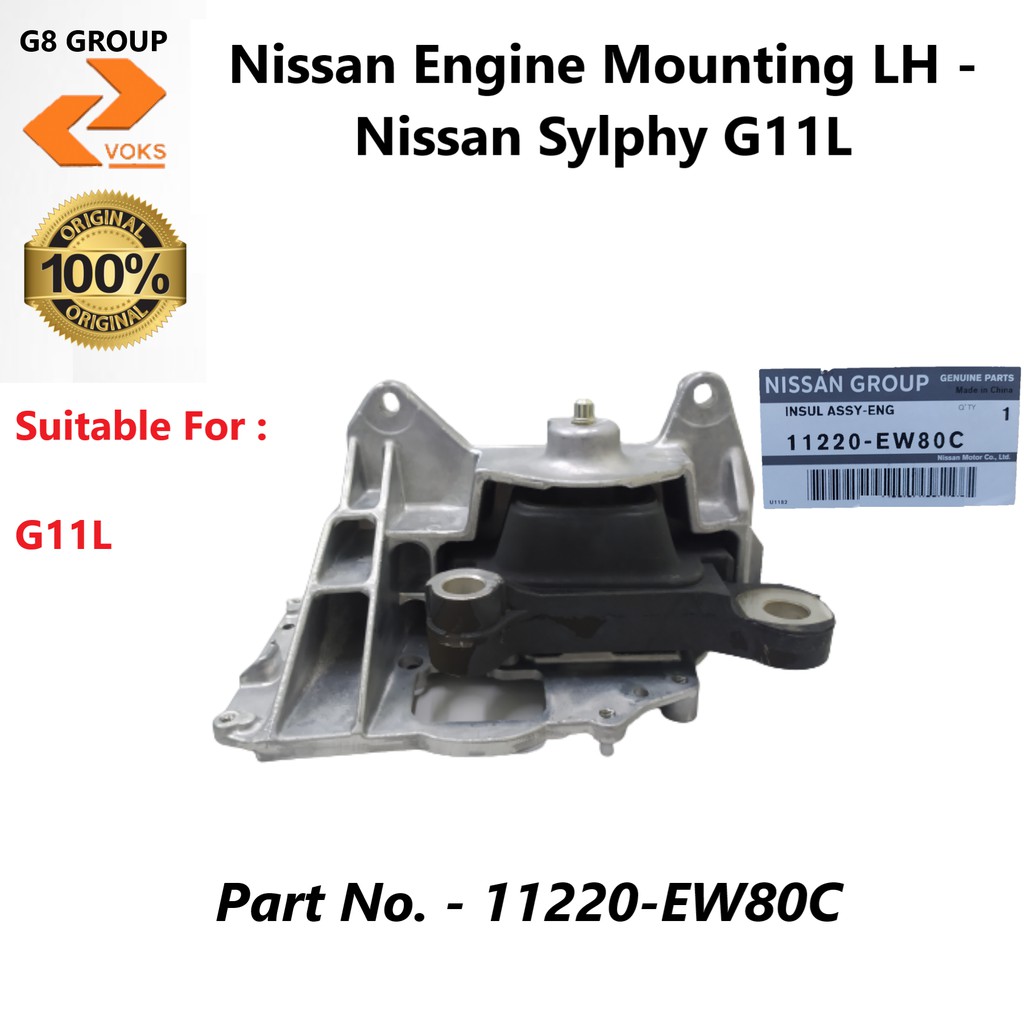 Nissan Engine Mounting LH - Nissan Sylphy G11L ( 11220-EW80C ) | Shopee ...