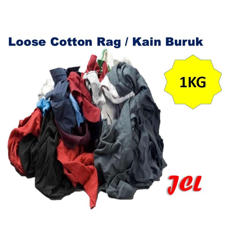 Loose Cotton Rag (Unsew) / Kain Buruk - 1 KG | Shopee Malaysia