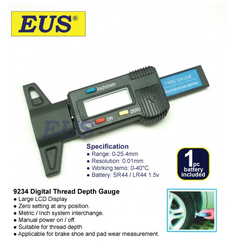 EUS Digital Thread Depth Gauge | Shopee Malaysia
