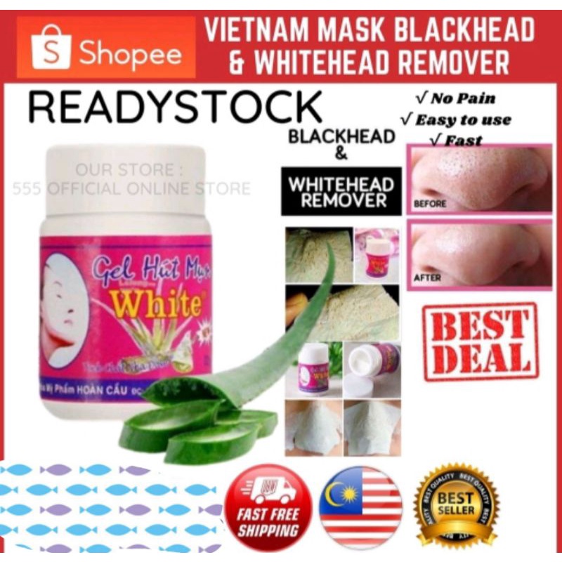 🔥READY STOCK🔥VIETNAM MASK BLACKHEAD & WHITEHEAD REMOVER ORI+🎁FREE GIFT ...