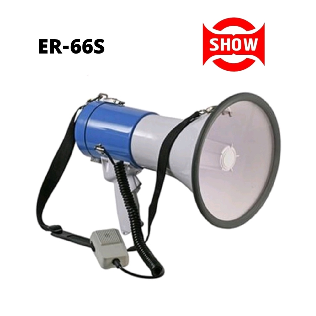 [TAIWAN] SHOW ER-66S 25W Megaphone, Built-In Siren, Handgrip & Shoulder ...