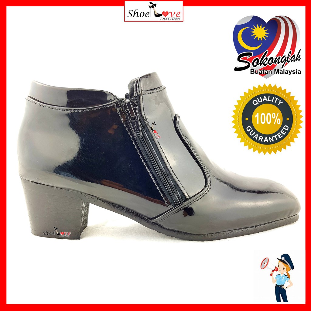 🔥Ready Stock🔥 KASUT KILAT PDRM / POLIS / UNIFORM WANITA DOUBLE ZIP ...