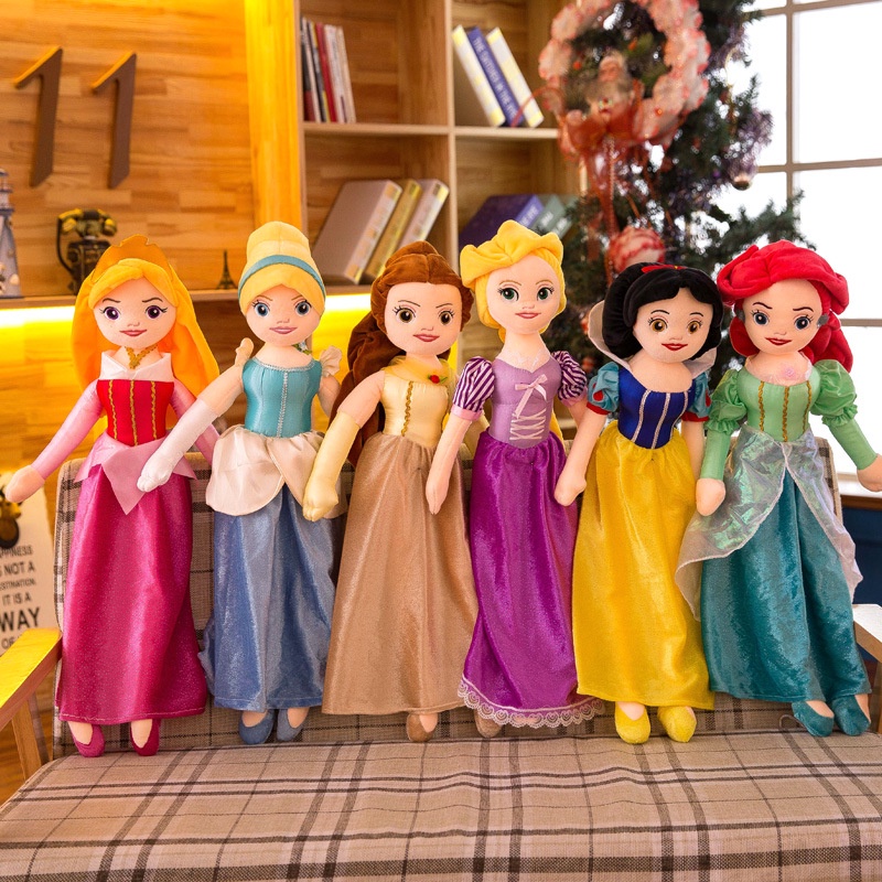 ST1 Disney Princess Plush Toys Cute Snow White Sophia Stuffed Dolls ...