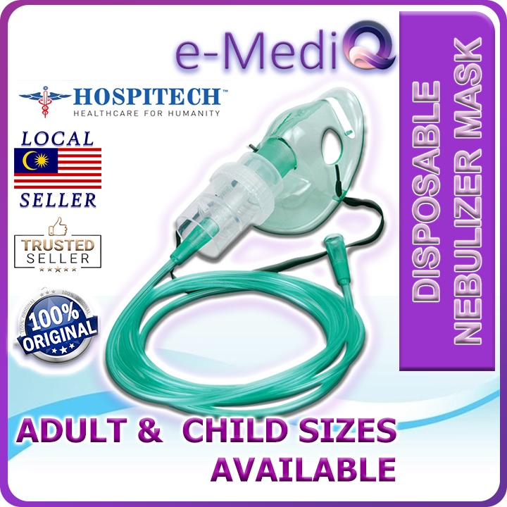 NEBULIZER MASK [HOSPITECH] WITH NEB KIT 1pc Sizes: Adult / Children ...