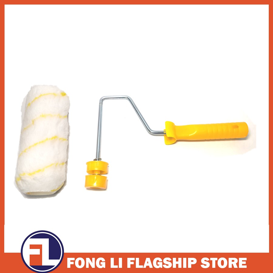 7" PAINT ROLLER REFILL WITH HANDLE / REFILL CAT BESAR DENGAN HANDLE ...