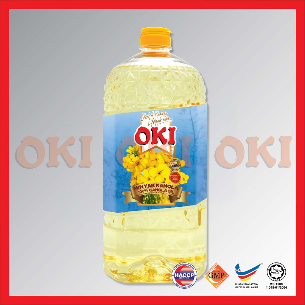 OKI Canola Oil 2kg bottle | Shopee Malaysia