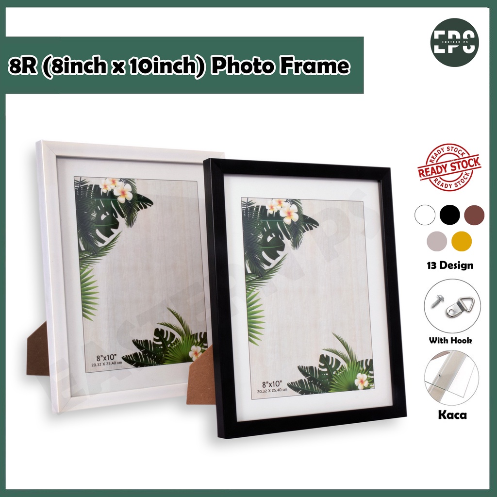 8R Photo Frame Wall Decoration/ Picture Frame/ Frame Gambar Kaca/Photo ...