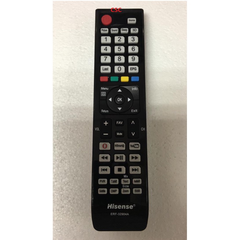 100% Original Hisense LED TV Remote Control ERF-32904A | Shopee Malaysia