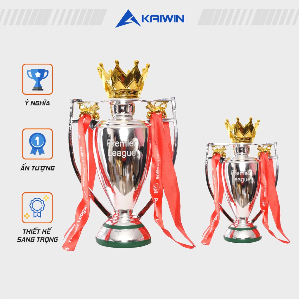 Kaiwin Premier League Soccer Cup Made from Silver-Coated Hard Plastic ...