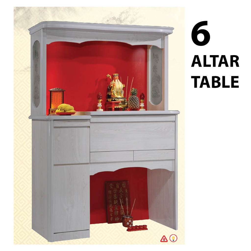 KABINET ALTAR SEMBAHYANG BUDDHA/PRAYER CABINET WITH TOP/ 神台/ BUDDHA ...