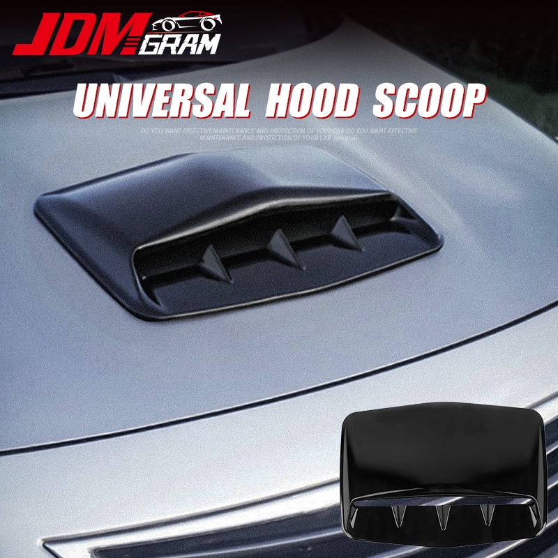 JDMGRAM ABS Car Air Flow Intake Hood Scoop Vent Sticker Universal Auto ...