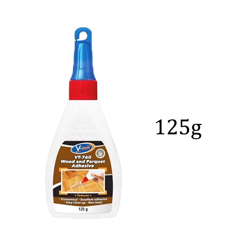 YY DiY V-TECH VT-760 125g/500g Wood and Parquet Adhesive White Glue Gam ...