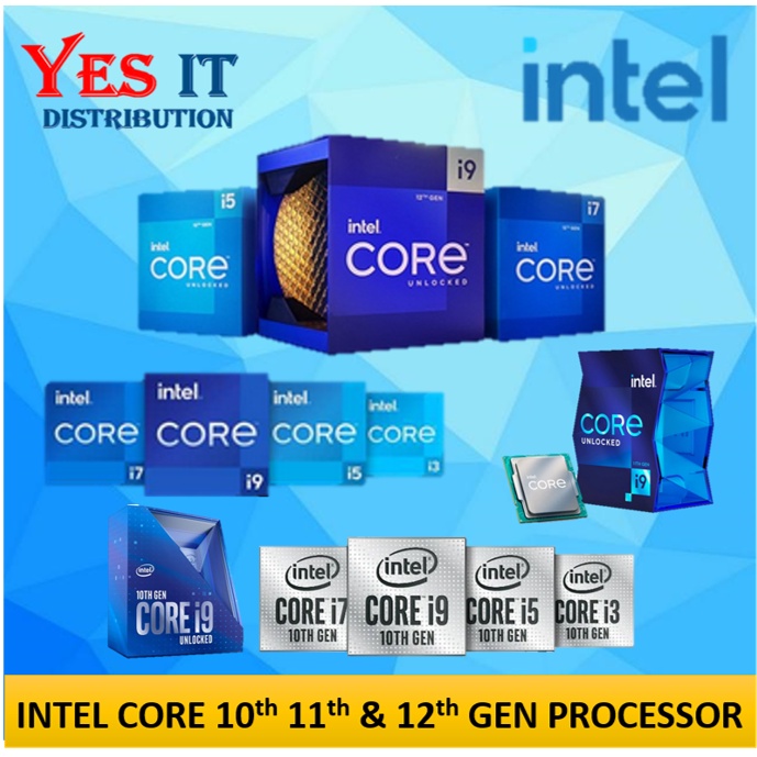 INTEL I3-12100/13100F/14100/ I5-12400/14400/14600K/ I7-12700/14700/ I9 ...
