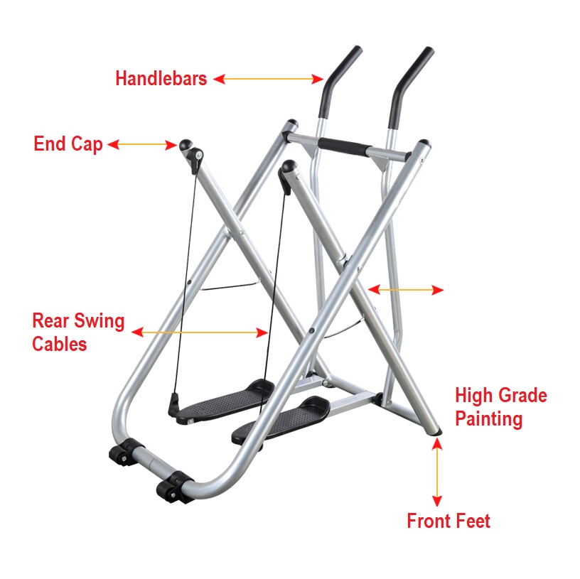 🔥🔥 ADSports Air Walker Elliptical Glider Machine Sports Fitness ...