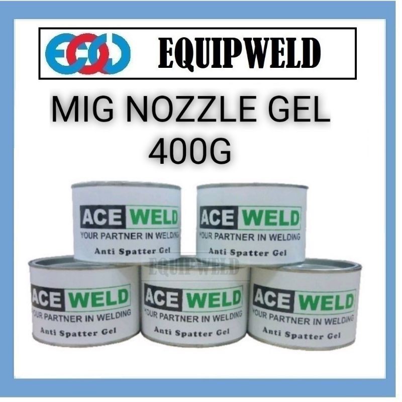 ACEWELD ANTI SPATTER NOZZLE GEL TIN (400G) FOR MIG/MAG TORCH GUN NOZZLE ...