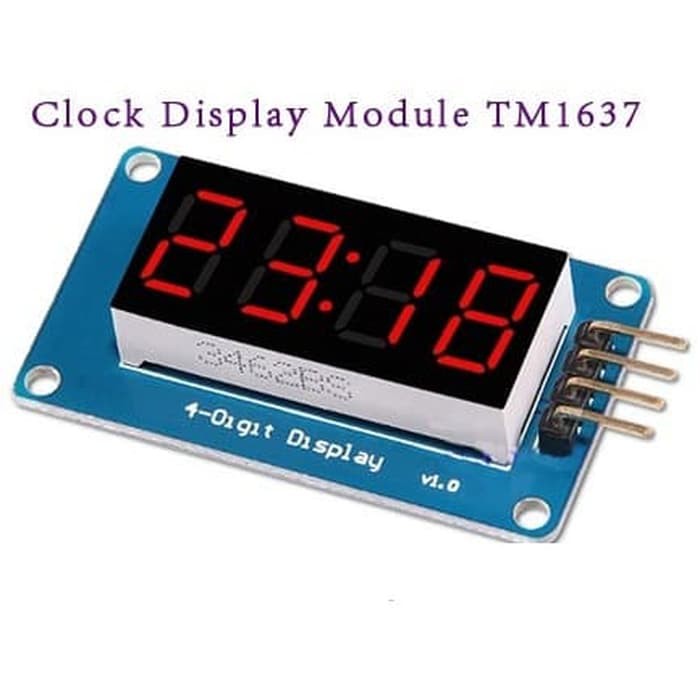 Led 7 segments Arduino TM1637 4 digits Digital Tube Clock Display Module | Shopee Malaysia