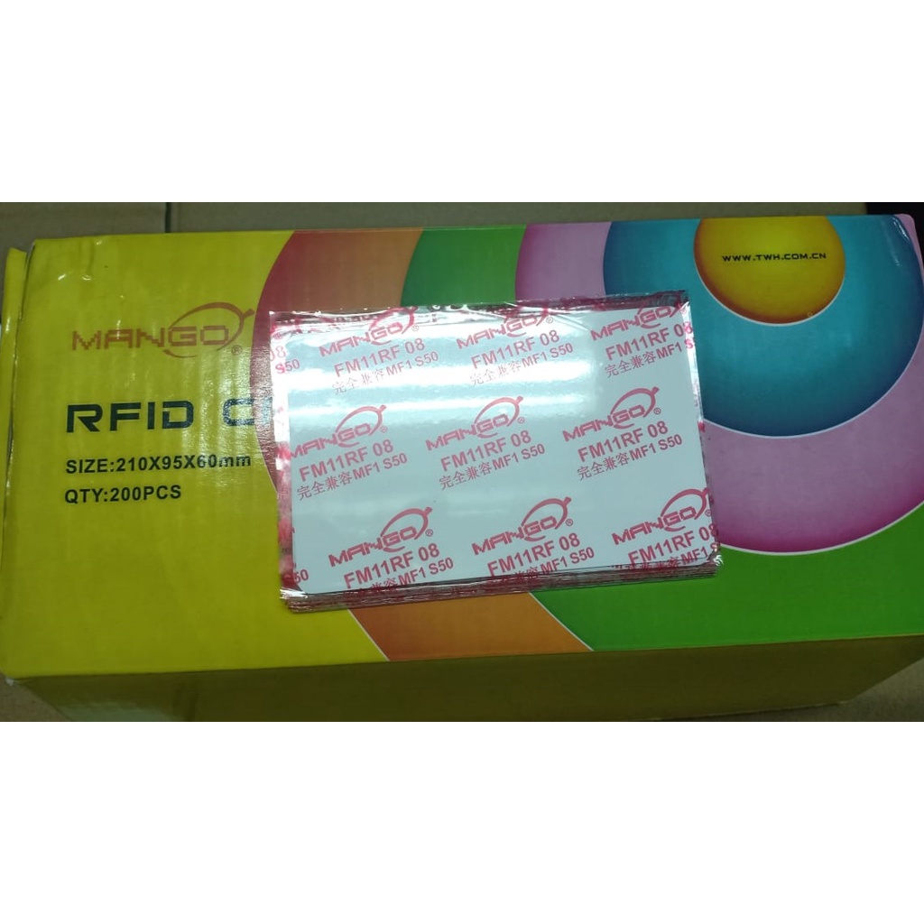 Mifare 13.56MHz 1K S50 Contactless MANGO Door Access ( IC ) Smart Card ...