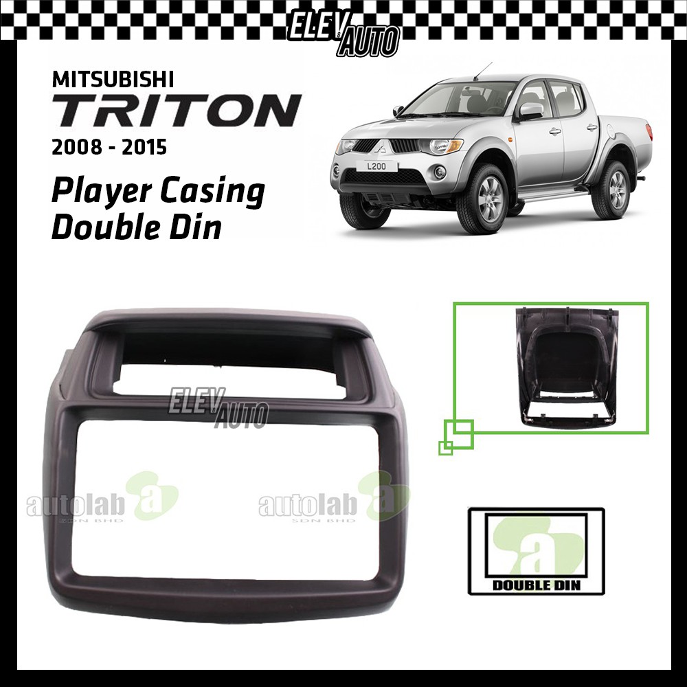 Installation Dash Kit Player Casing Double Din (178mm/7") Mitsubishi ...
