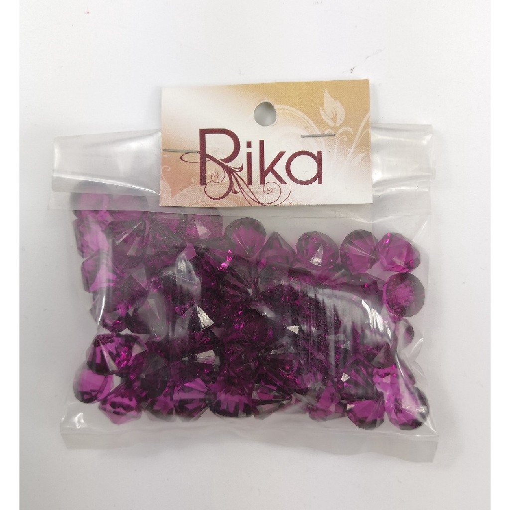 Manik kristal acrylic permata, manik bunga bonzai 529 1.3x1.3cm 50g ...
