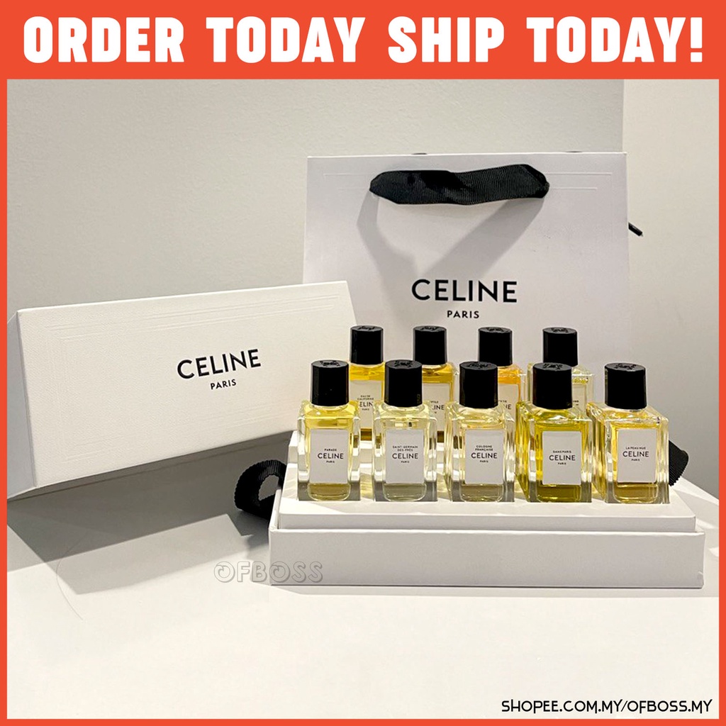 Celine 9 In 1 (9X10ml) Gift Set Eau De Parfum EDP For Unisex | Shopee Malaysia