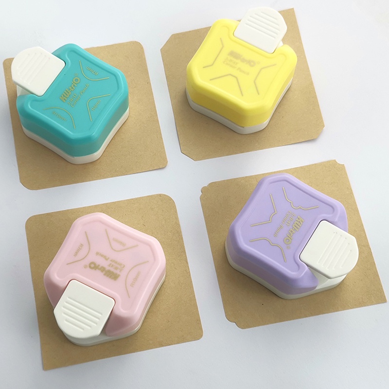 KW-triO 3-in-1 Corner Rounder Mini Corner Trimmer Punch R4/R7/R10mm ...