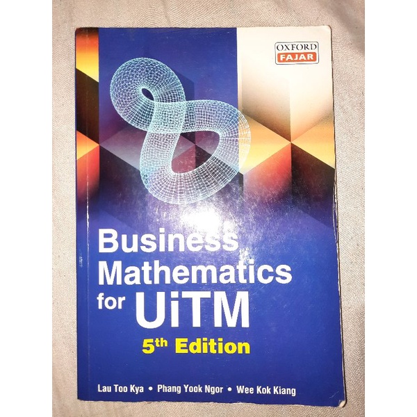 Business Mathematics for UiTM 5th Edition | Shopee Malaysia