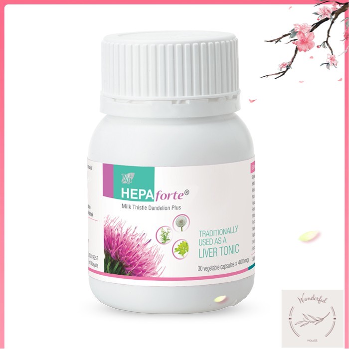 Nn Hepaforte® Milk Thistle Dandelion Plus 30 vegetable capsules Cosway ...