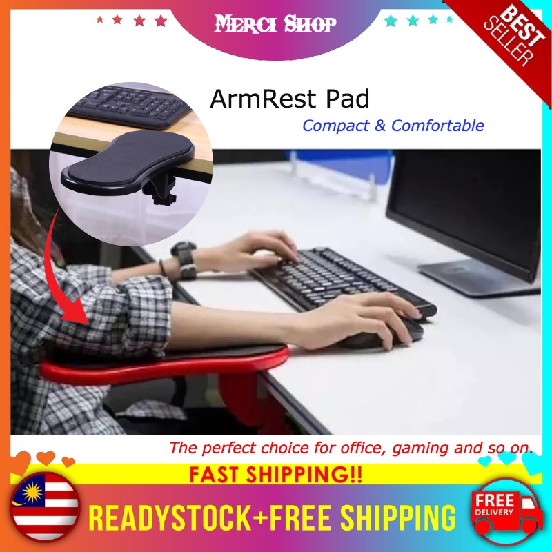 MS Armrest Pad Desk Computer Table Arm Support Arm Wrist Rests Pad ...