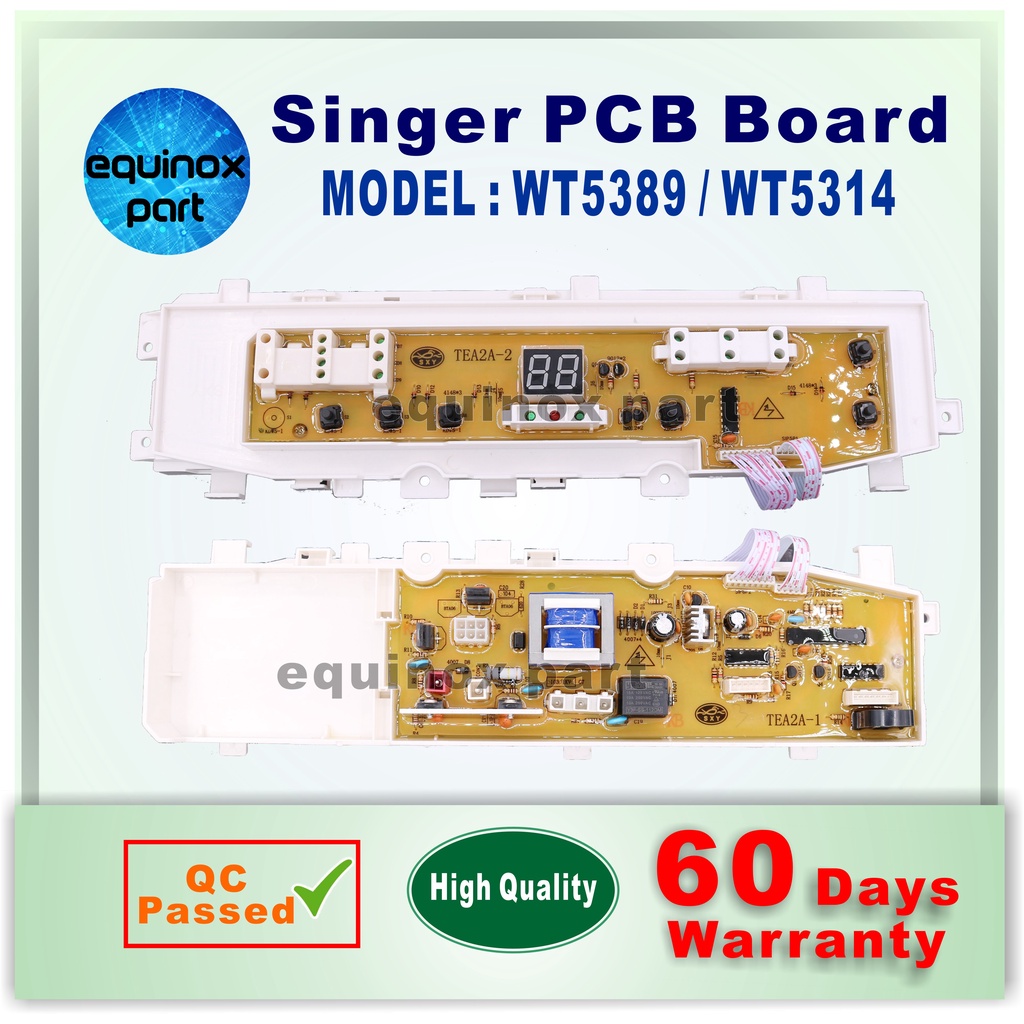 Singer WT5389 / WT5314 Washing Machine PCB Board | Shopee Malaysia