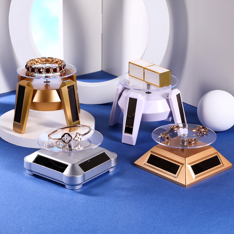 NEW Solar Rotating Showcase 360 Rotating Display Stand Rotation Display ...