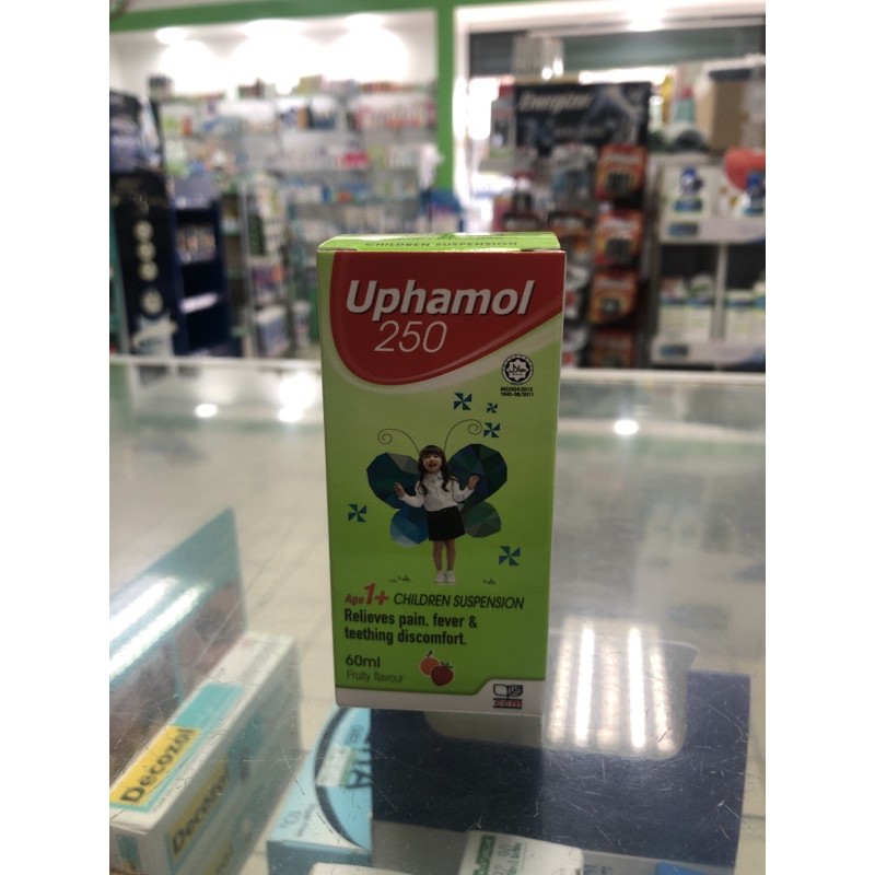 UPHAMOL SYRUP 250MG/5ML 60ML FRUITY | Shopee Malaysia
