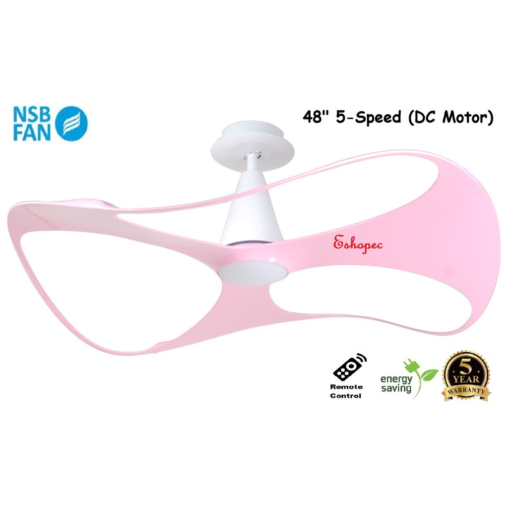 NSB Swish Ceiling Fan 48" (Pink) | Shopee Malaysia