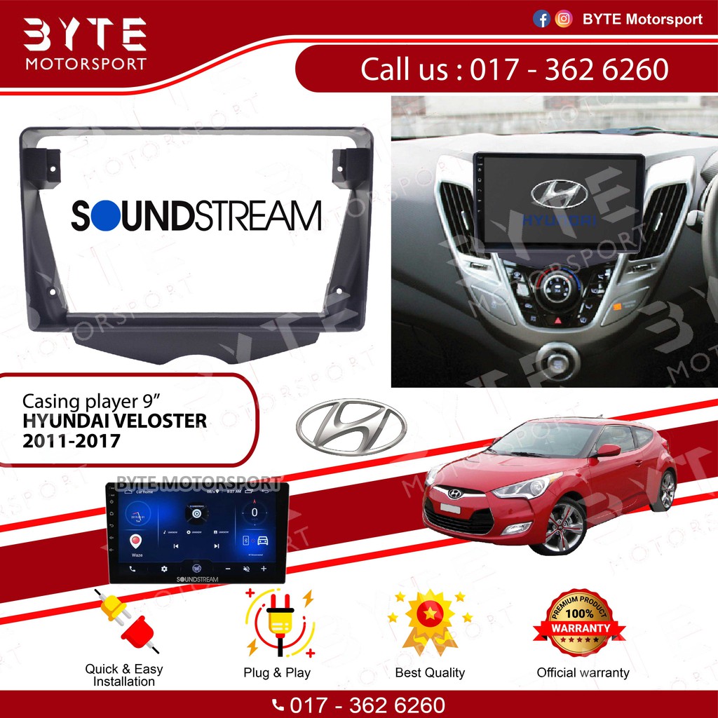 Android 🕷️Hyundai Veloster 2011-2017 Soundstream🇺🇸 Anzuo Android player ...