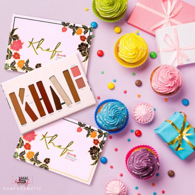 [ KHAF ] - KHAF EYESHADOW WITH FREE GIFT | Shopee Malaysia