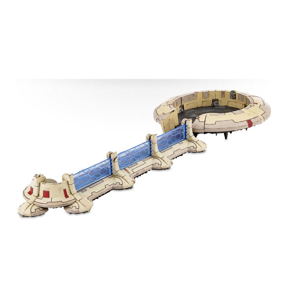 Warhammer 40k Tau Empire Tidewall Gunrig/Shieldwall/Droneport | Shopee ...